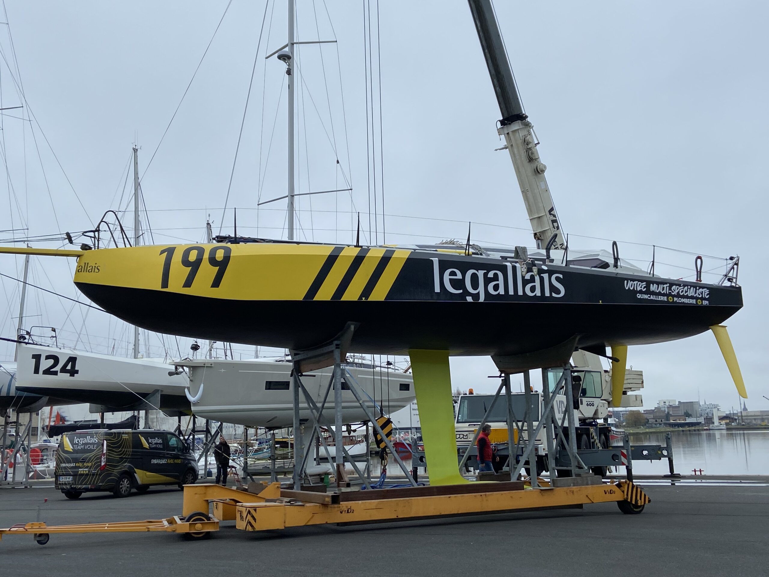 Le Class40 LEGALLAIS remis à l'eau pour une saison qui s'annonce ...