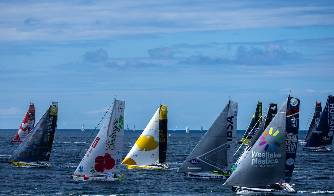 Le Class40 LEGALLAIS au départ de The Transat CIC - Legallais